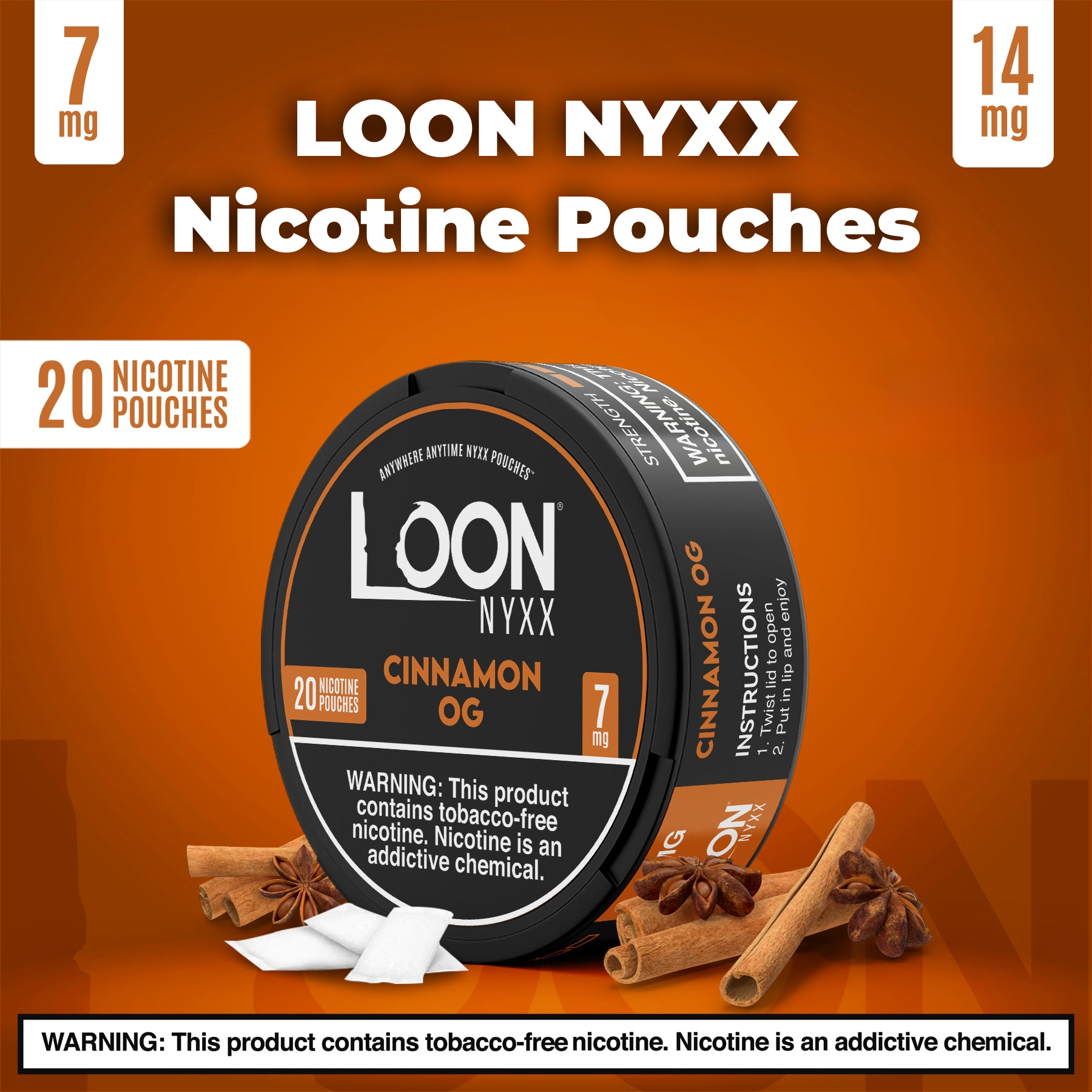 LOON NYXX Nicotine Pouches 20ct: Your Ultimate Nicotine Experience - N ...