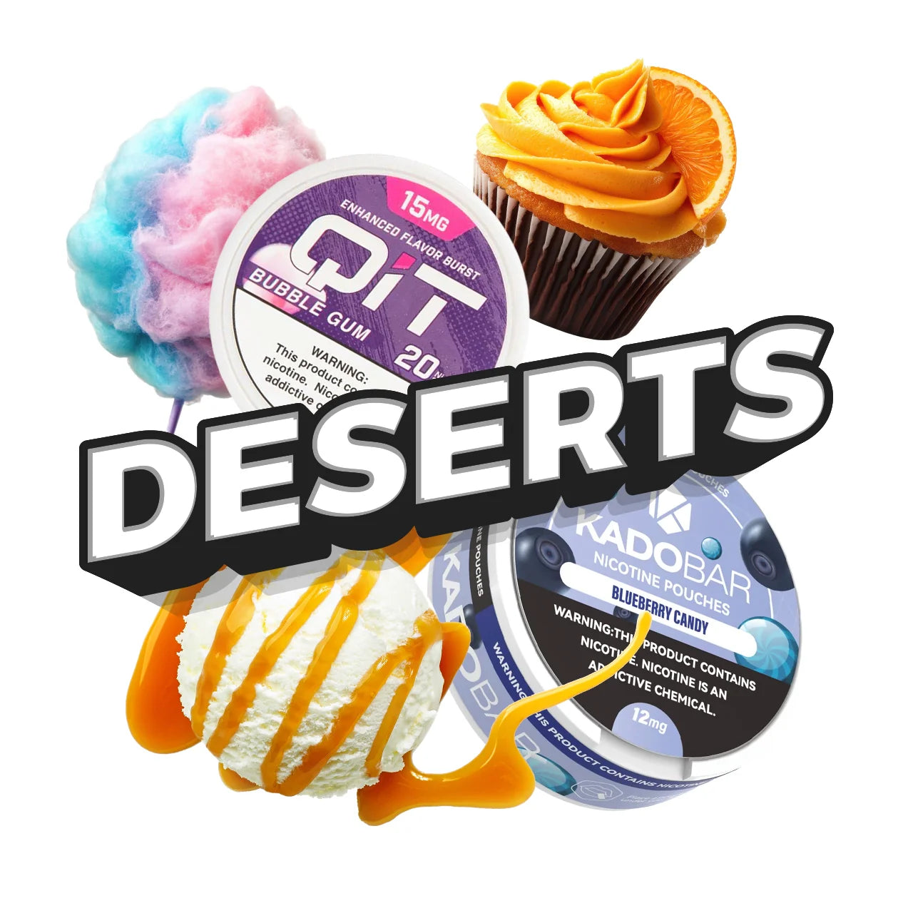 Candy & Dessert Nicotine Pouches | Sweet Flavors Online - N Pouches